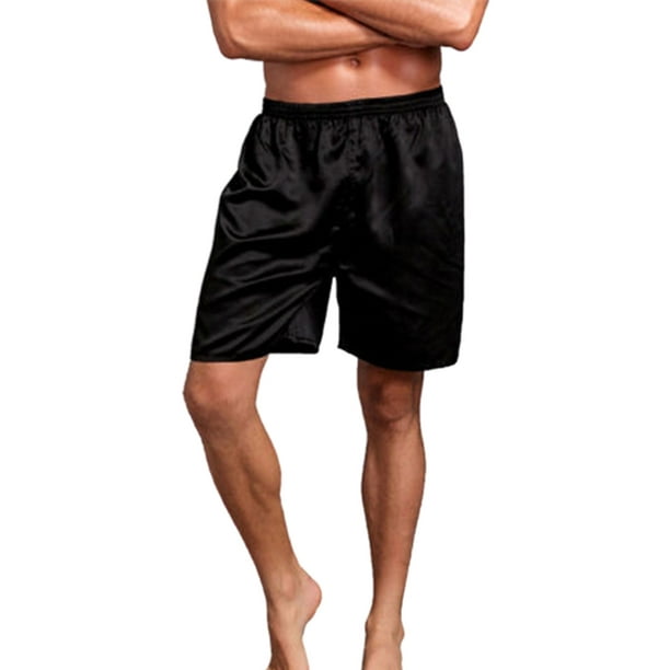 Suanret - Suanret Men Sleepwear Silk Satin Underwear Boxers Shorts ...