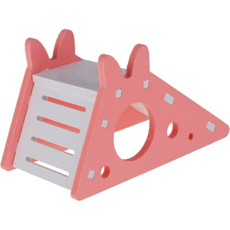 Hamster Slide Assembled Hamster Play Toy Wooden Hamster House with ...