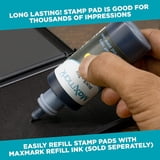 MaxMark Large Premium Purple Ink Stamp Pad - 3.5" x 6.25" - Quality ...