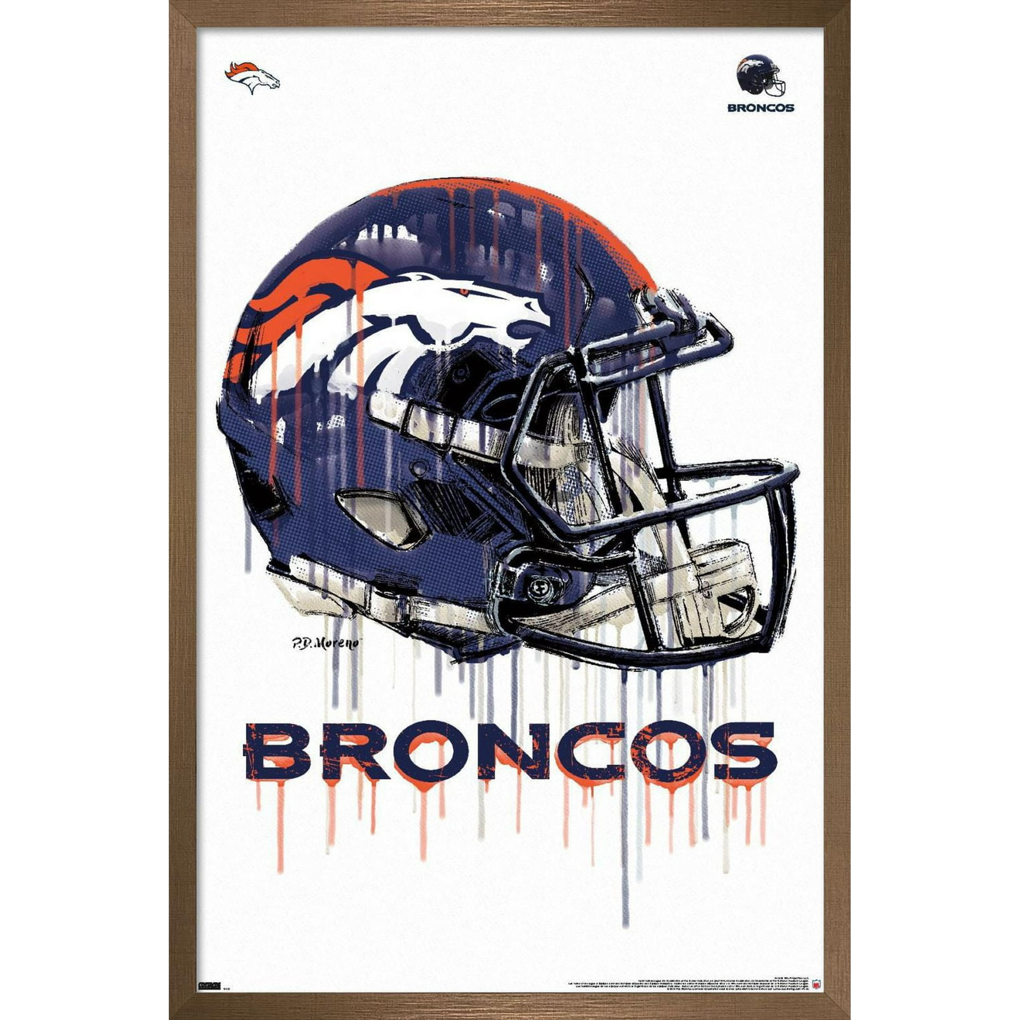 Click here for Trends International Nfl Denver Broncos - Drip Hel... prices