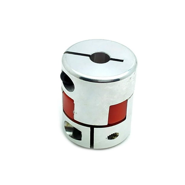 8 X 12.7Mm 12 Cnc Flexible Plum Coupling Shaft Coupler Connect D25 L30 ...