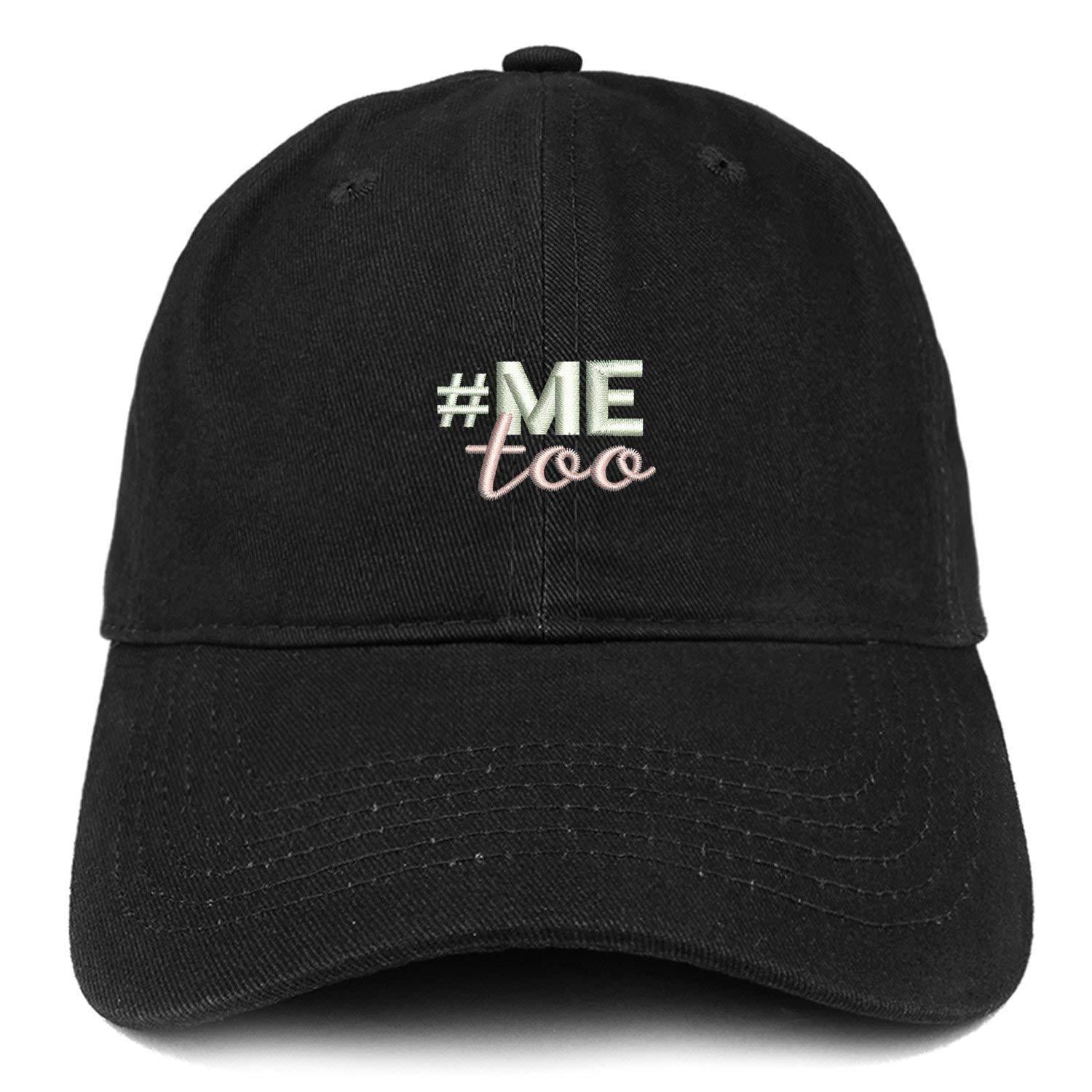 Trendy Apparel Shop Hashtag #Me Too Movement Embroidered Brushed Cotton ...