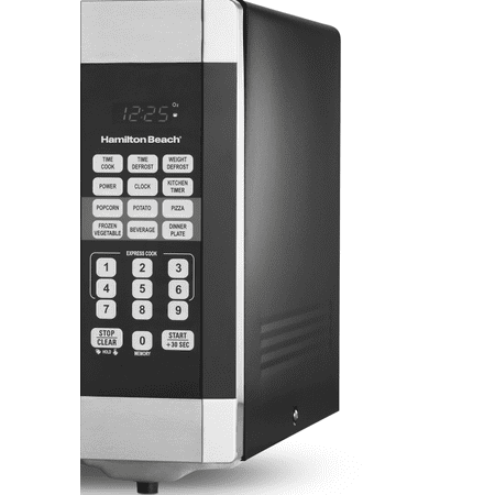 Hamilton Beach 1.6 Cu. Ft. Digital Microwave Oven, Stainless Steel ...