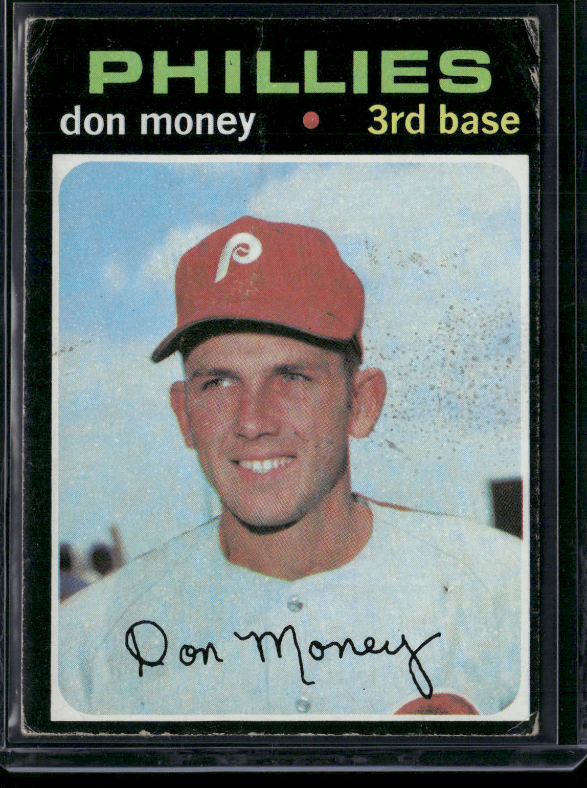 1971 Topps DON MONEY #49 Wrinkles Pinhole - Walmart.com