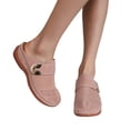 Bkhluea Women Perforated Buckle Mule Shoes Comfortable Slip On Footwear ...
