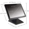 ANGEL POS 17-Inch Capacitive LED Backlit Multi-Touch Monitor, True Flat ...