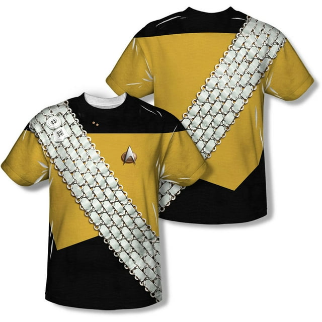 Star Trek - Youth Worf Uniform (Front/Back Print) T-Shirt - Walmart.com