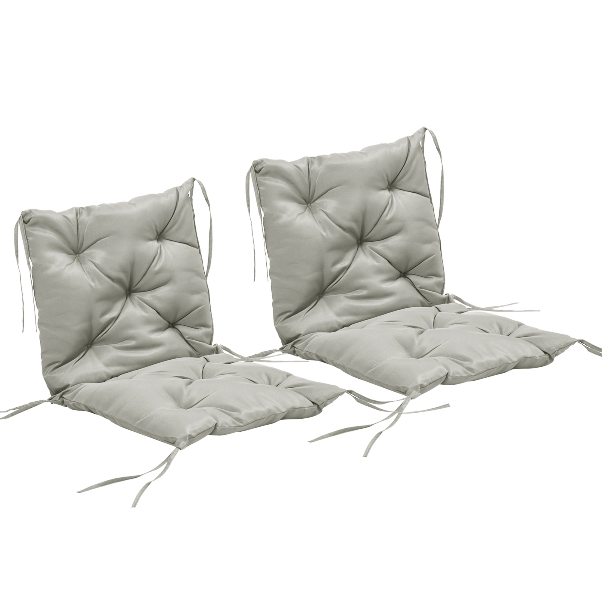 Click here for Outsunny Set Of 2 Garden Chair Cushions Comfortabl... prices