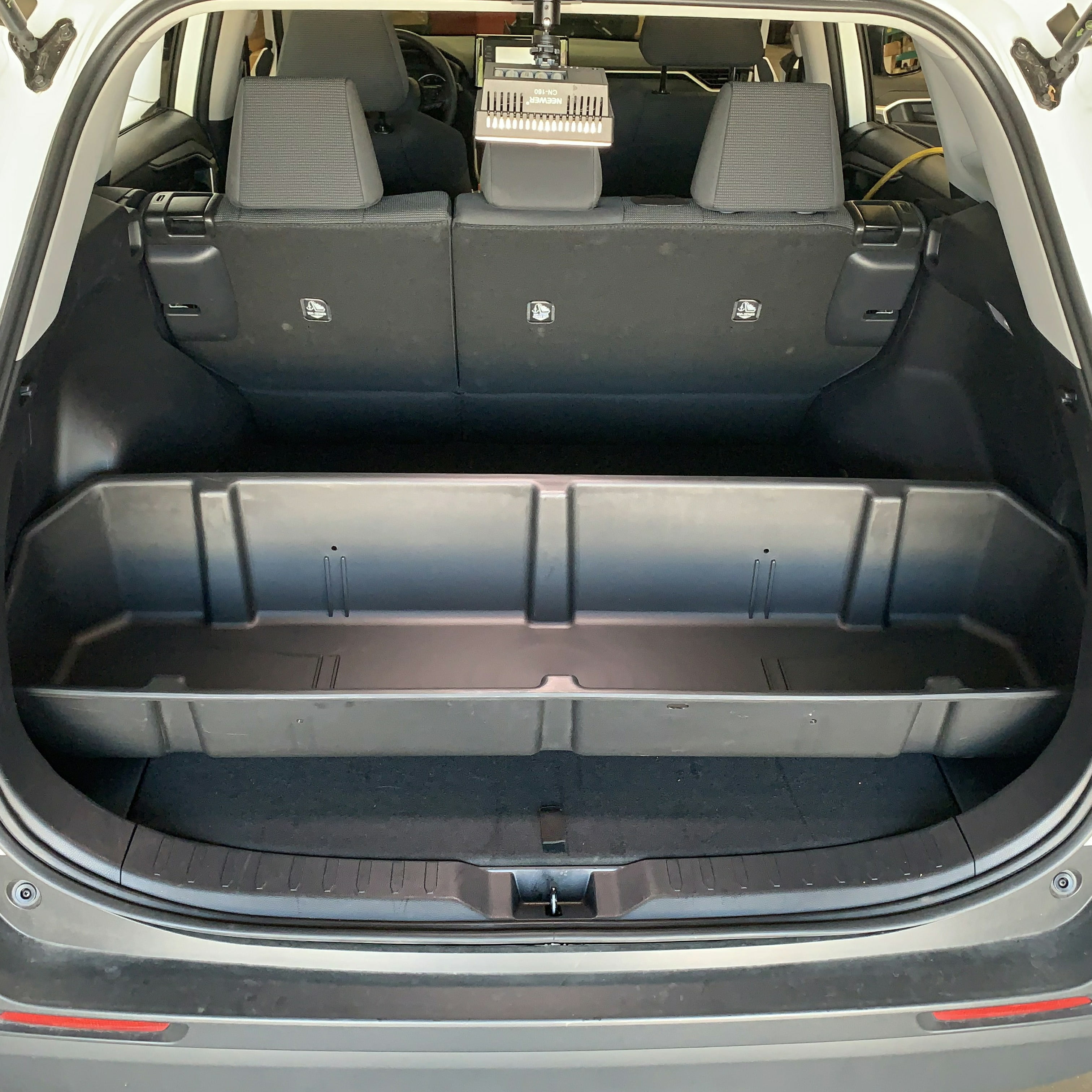 Red Hound Auto Cargo Rear Storage Box Container Custom Direct Fit Black ...