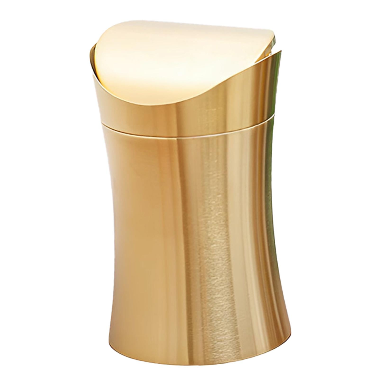 Click here for Tnarru Countertop Trash Can Brushed Stainless Stee... prices