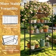 Outdoor Plant Stand,Heavy-Duty Metal Plant Rack with Adjustable ...