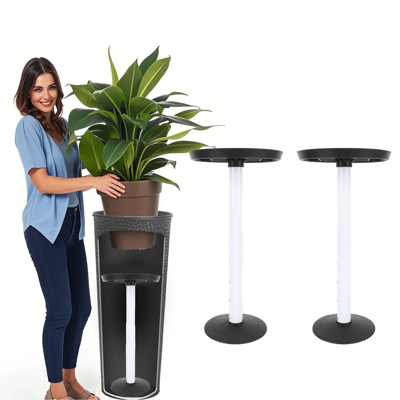 Click here for Estink Adjustable Height Plant Inserts 2 Sets Adju... prices