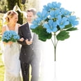 Artificial Morning Glory Flowers, Silk Morning Glory Bouquet, Fake ...