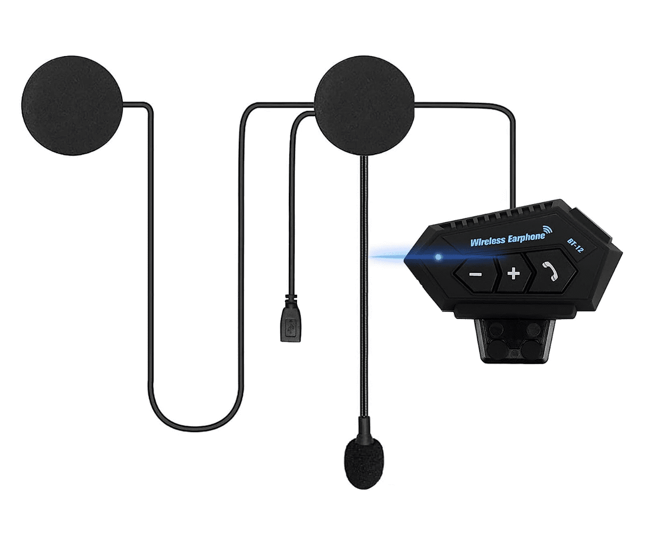 Motorcycle Bluetooth headset, helmet headset with hands-free ...