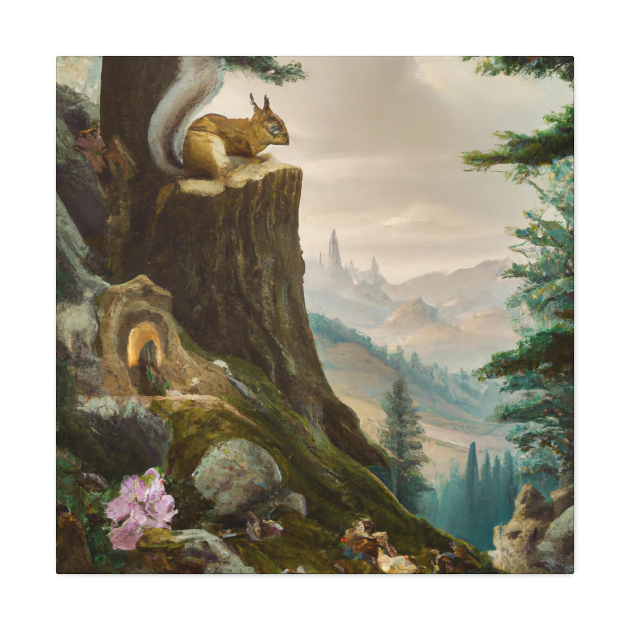 Chipmunk in Rococo - Canvas - Walmart.com