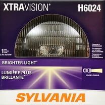 Sylvania H6024 SilverStar Halogen Sealed Beam Headlight 7" Round ...