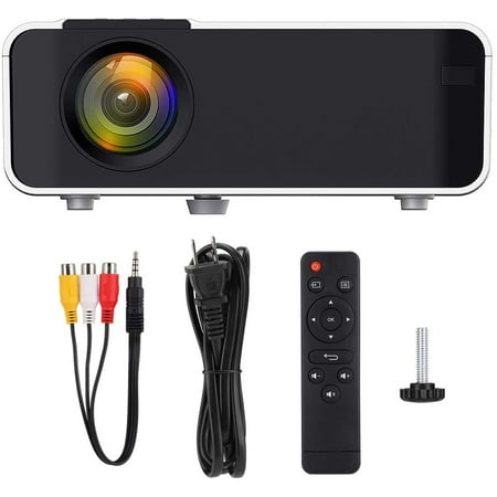 Portable Mini Projector, 4K Ultra HD Home Theater Projector, Long Life ...