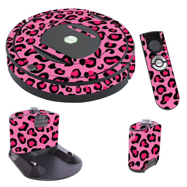 MightySkins IRRO770-Pink Leopard Skin for iRobot Roomba 770 Robot ...