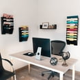 Wallniture Lisbon 15-Tier Metal Mountable File Organizer, Hanging Paper ...