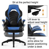 Staples Emerge Vortex, Bonded Leather Gaming Chair, Ergonomic, Black ...