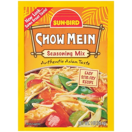 Sun-Bird® Chow Mein Seasoning Mix 1 oz. Packet - Walmart.com
