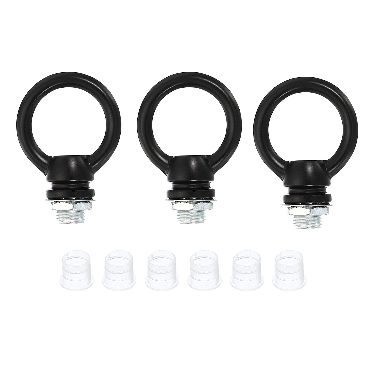 Uxcell M10 Thread Lifting Eye Nut Female Loop Holder Hook Ring 15kg ...