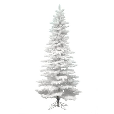 Best Choice Products 6ft Snow Flocked Artificial Pencil Christmas Tree ...