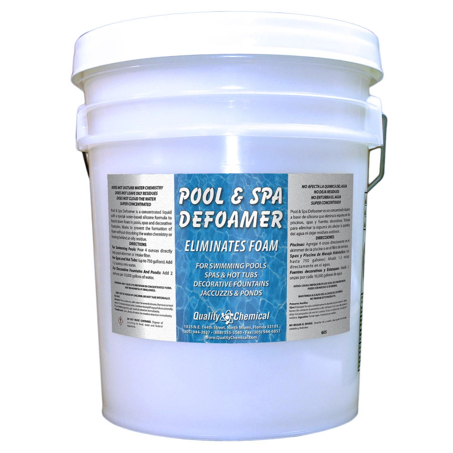 Quality Chemical Water-Based Silicone Pool & Spa Defoamer Concentrate ...