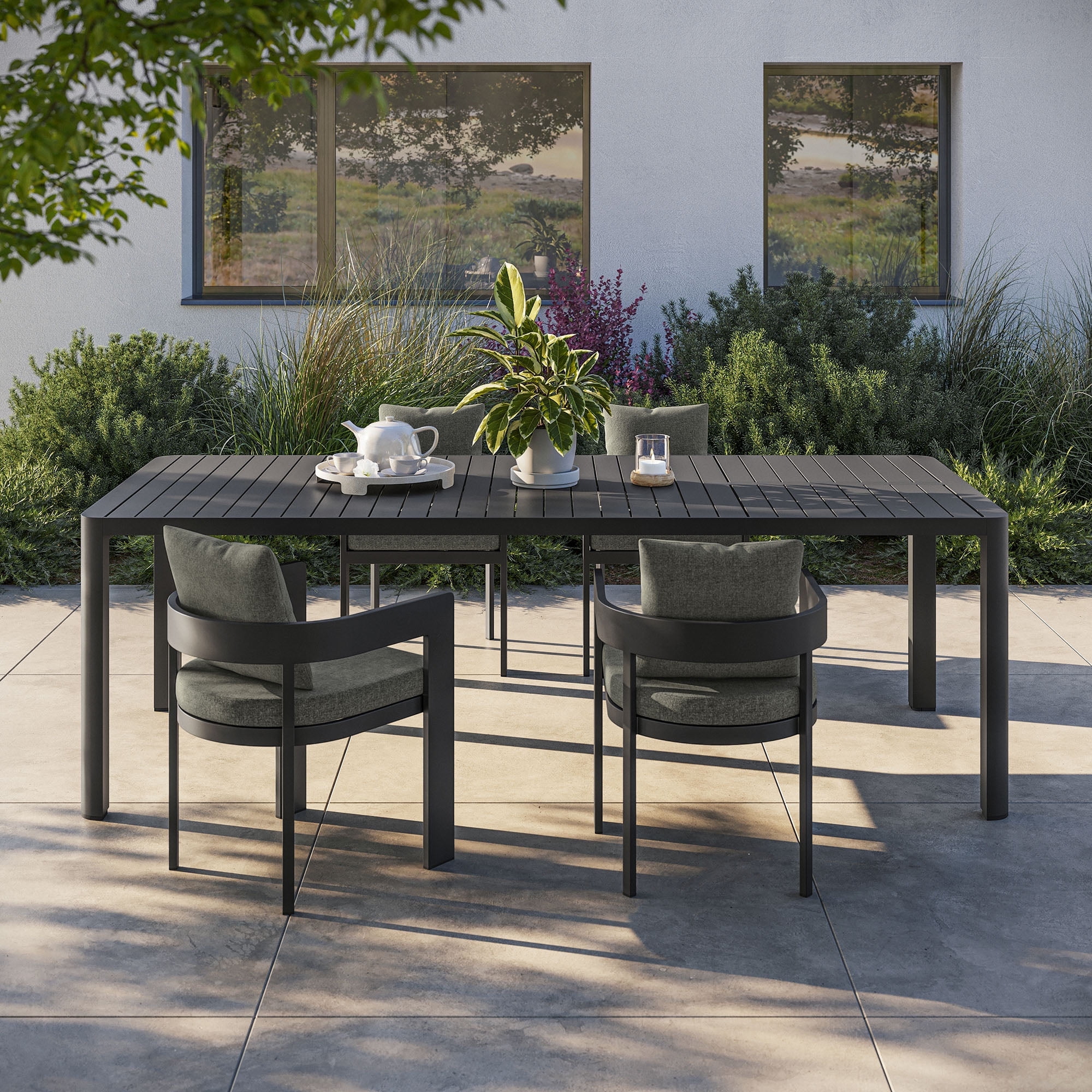Click here for Modway Tahoe Aluminum Outdoor Patio Furniture Exte... prices