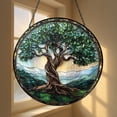 Fantasy Heritage Tree Stained Glass Style Suncatcher – Decorative ...