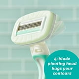 Schick Intuition Sensitive Care Womens Disposable Razors, 4 Blade, 3 Ct ...