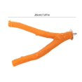 Agiufgs Bird Stand Pole Wood, Easy to Install and Remove Bite-Resistant ...