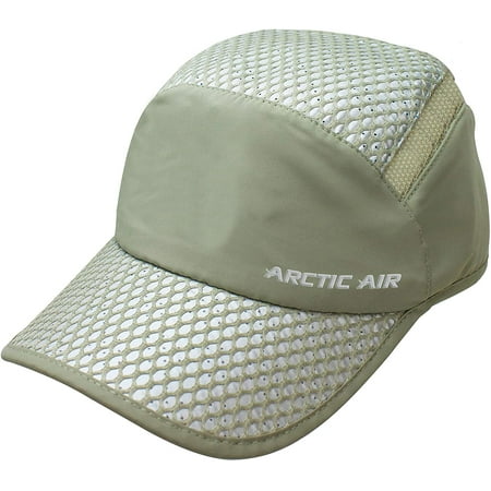 EAYY Arctic Air Evaporative Cooling Cap, Beige, Adjustable ...