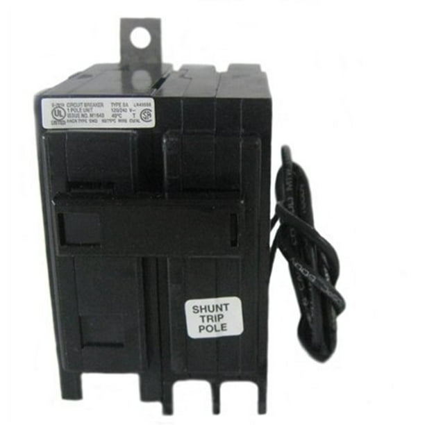 Eaton Breaker, 20A, 1P, 120/240V, Type BAB, 10 kAlC, Bolt On, Shunt ...