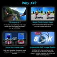 Insta360 X4 - Waterproof 360 Action Camera + Selfie Stick + Guards ...