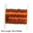 Uxcell 0.31mm Dia Magnet Wire Enameled Copper 164' Length Used for ...