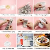 Money Box for Cash Gift, Cake Money Box, Cake Money Pull Out Kit, Clear ...