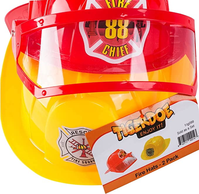 Buy Tigerdoe Fireman Hat - Firefighter Hat & Fire Chief Hat - Fireman ...