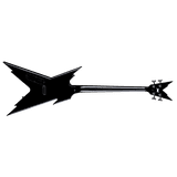 Dean Razorback Bass Guitar - Classic Black - Walmart.com