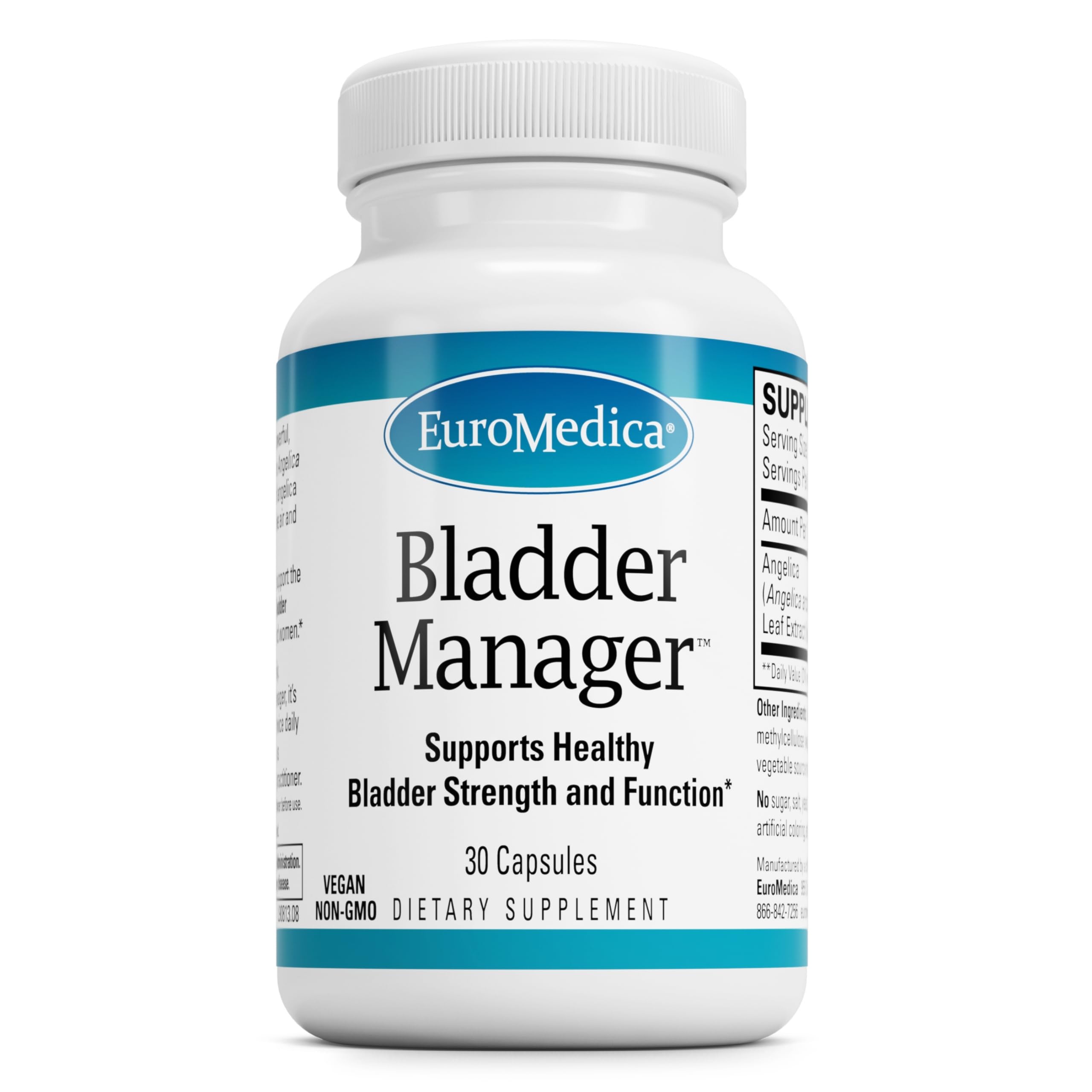 Suplemento Euromedica Bladder Manager Bladder Support 30 cápsulas ...
