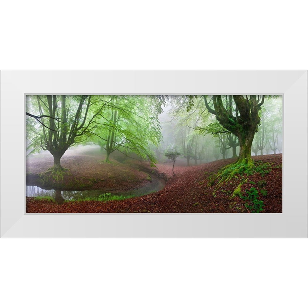 Pixelecta, Juan 24x13 White Modern Wood Framed Museum Art Print Titled ...