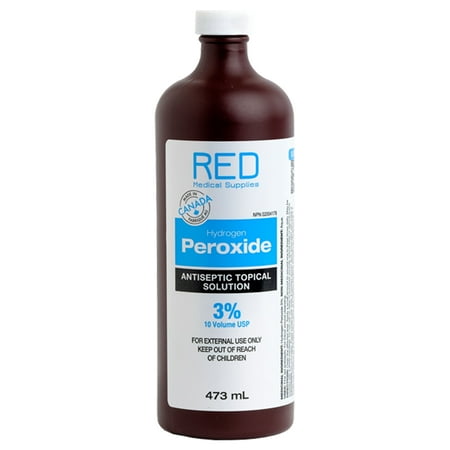Hydrogen Peroxide Topical Solution 3%, 473ml - First Aid Antiseptic ...