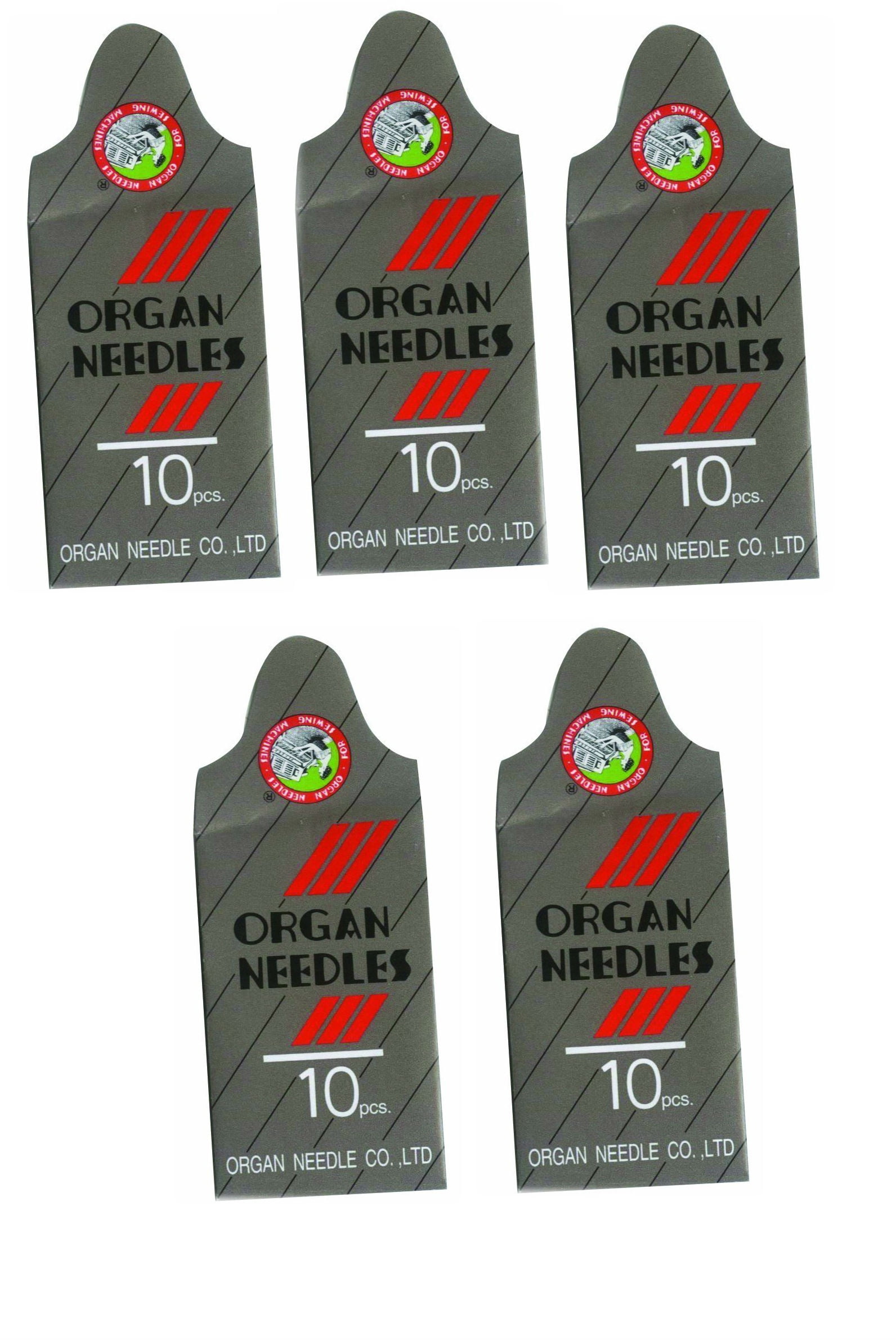 Organ 50 Pc. Home Sewing Machine Needle Assortment (15X1) Size # 9, 11 ...