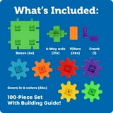 Learning Resources Gears! 100-Piece Set, STEM Toy for Boys and Girls ...