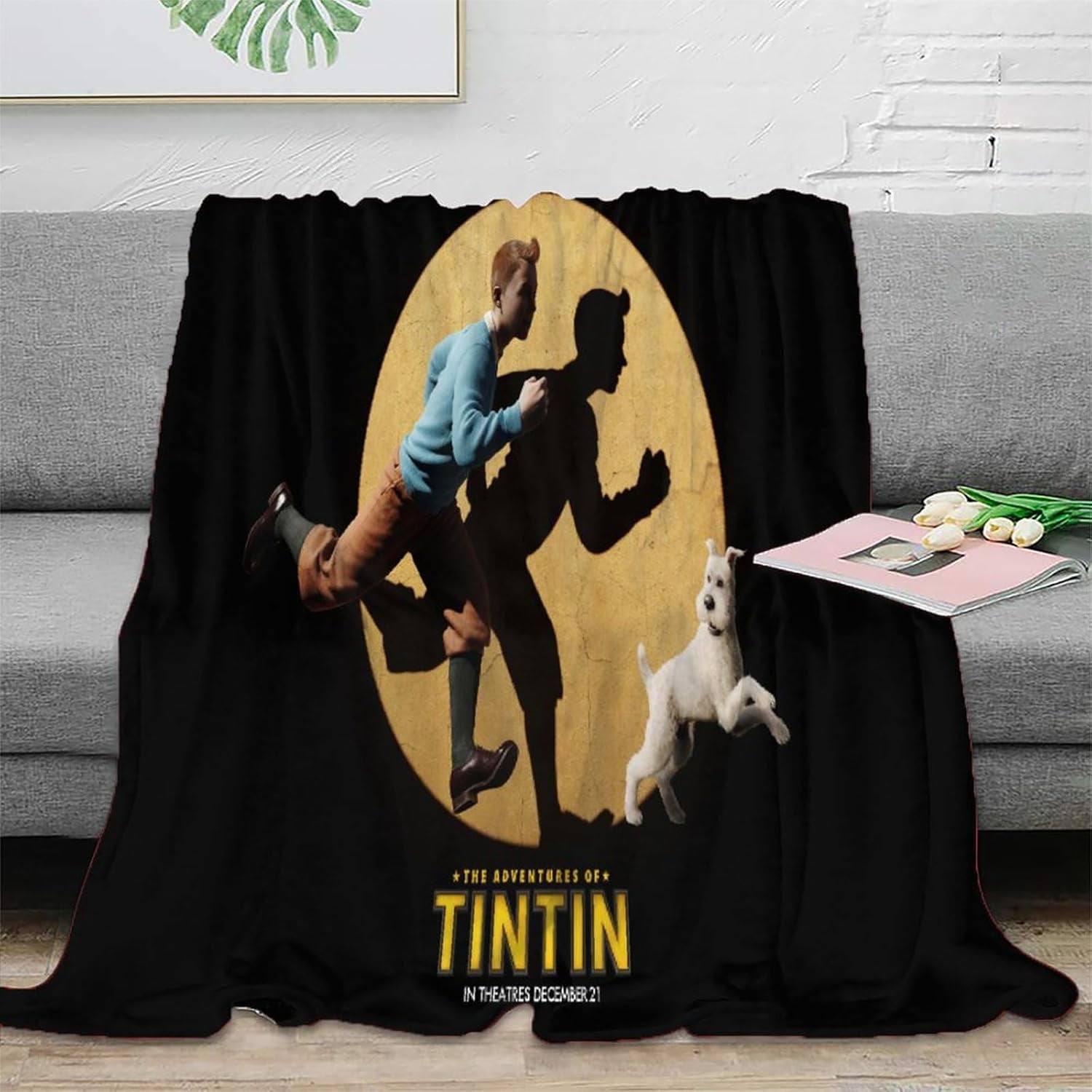 Click here for Officials 3d The Adventures Of Tintins Blanket Ult... prices