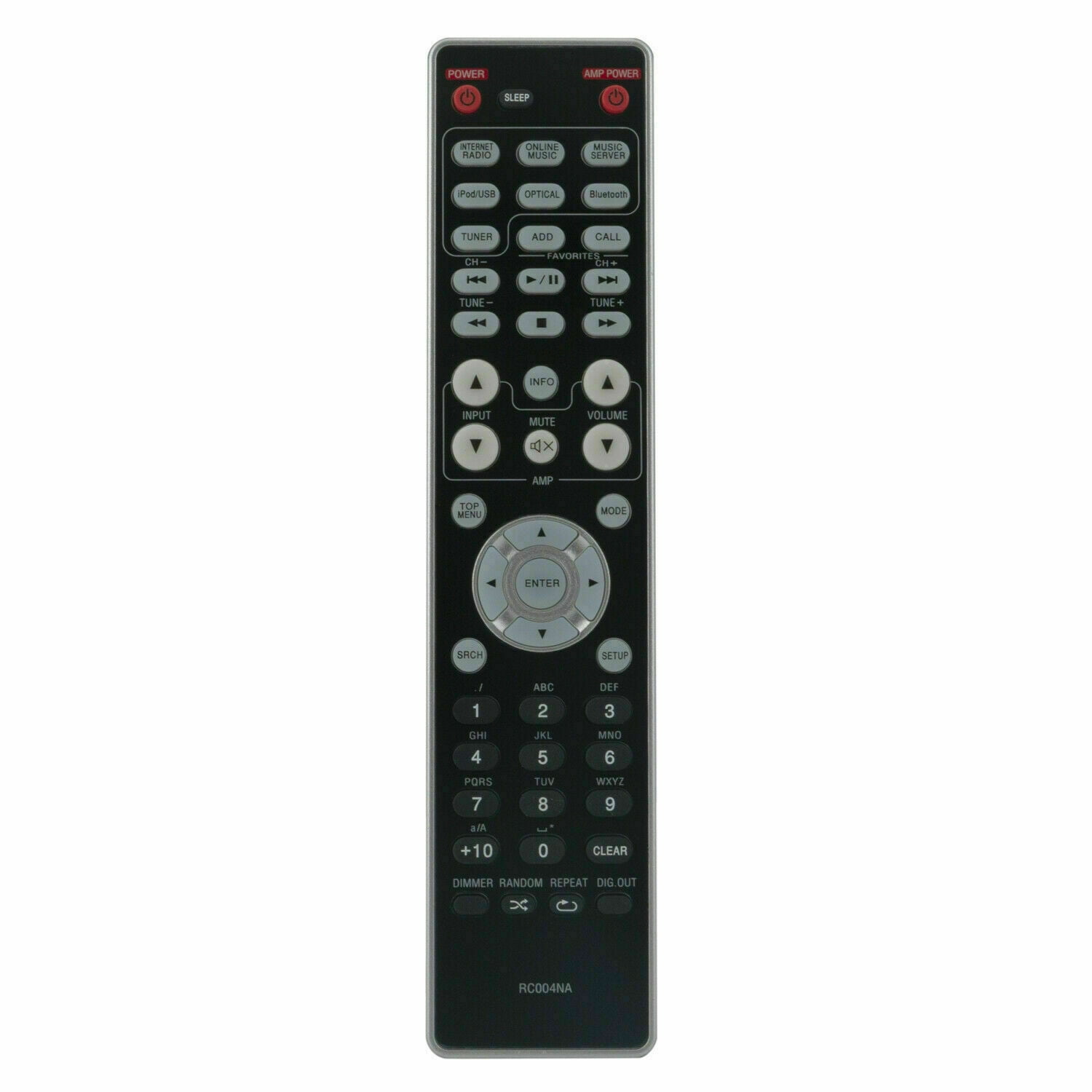 New RC004NA Replacement Remote Control for Marantz NA6005 Network Audio Player - Walmart.com
