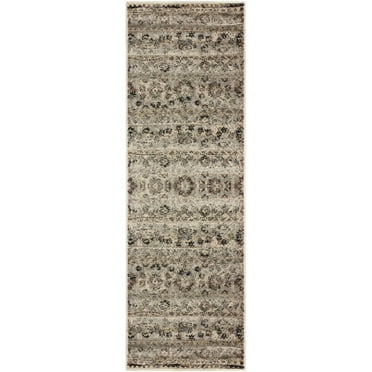 Mohawk Home Francesca Farmhouse Area Rug, Light Grey, 10' x 14 ...