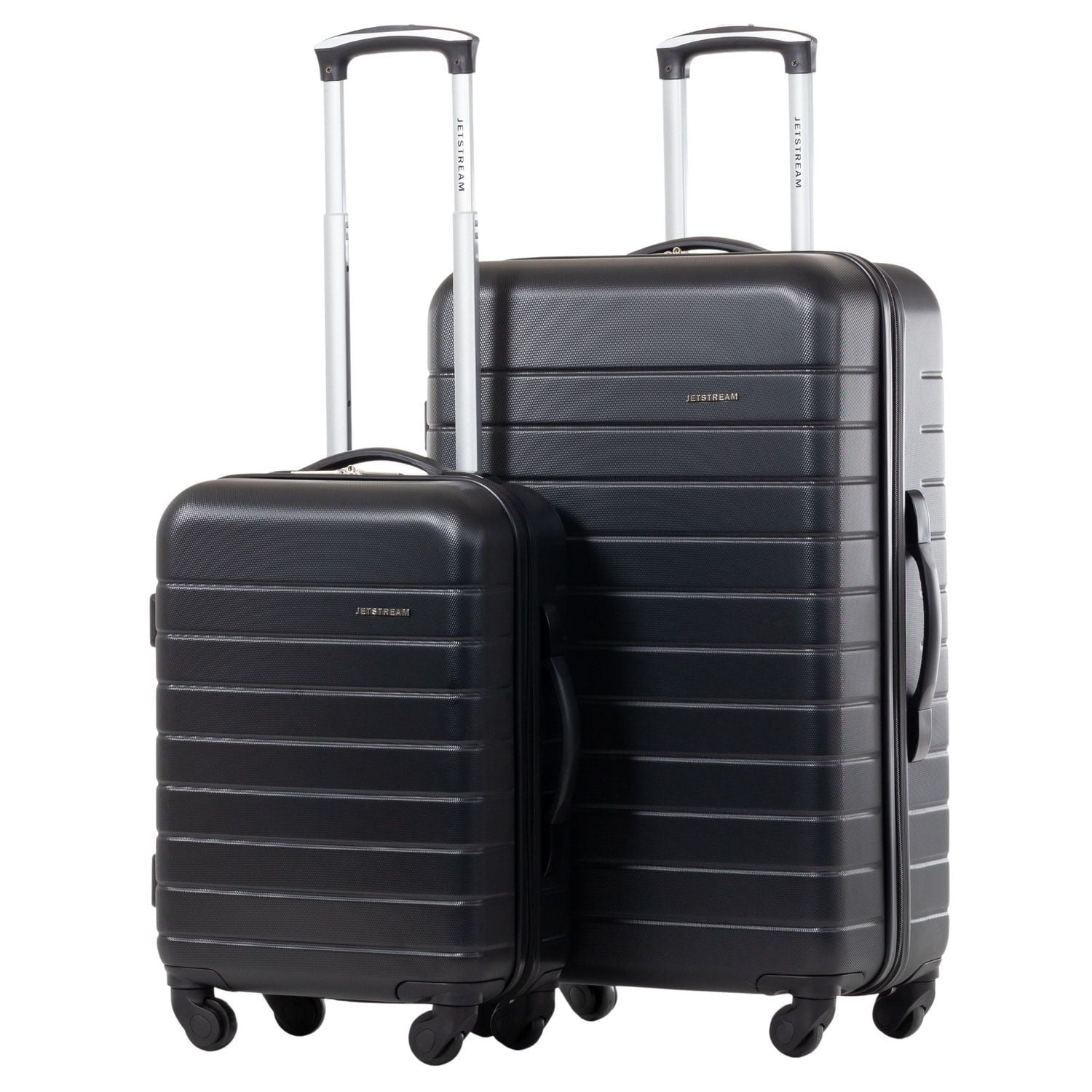Jetstream Hardside 2 Piece Luggage Set: 26" Medium Checked Suitcase and ...