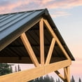 Domi 12'x14' Hardtop Aluminum Gazebo with Steel Gable Canopy for Patios ...