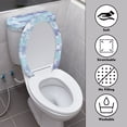 HELLHERO Bathroom Toilet Cozy Set & Toilet Protector Cover with Fits ...